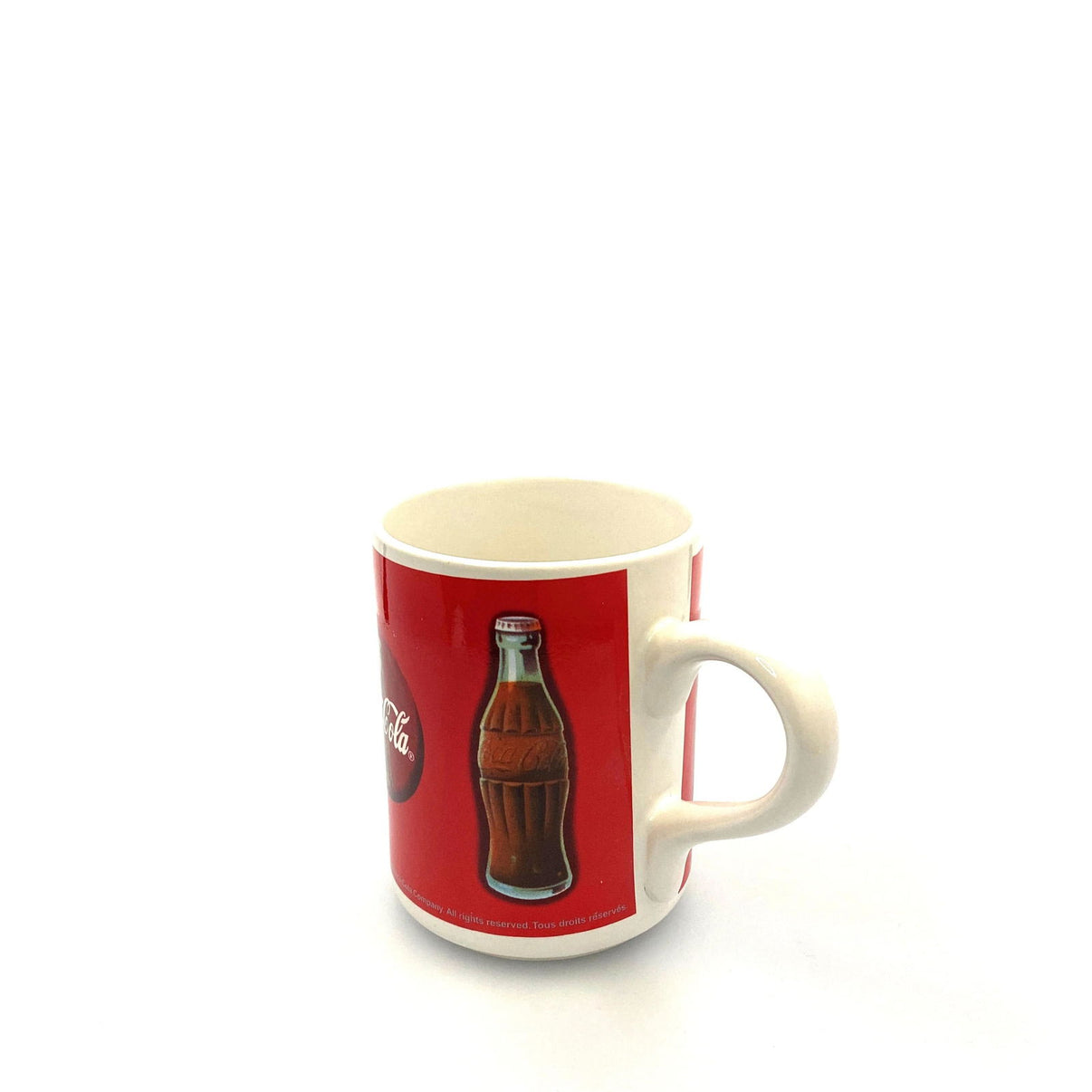 Coca-Cola Large Logo Red Ceramic Coffee Mug – Vintage 1997 Collectible ...