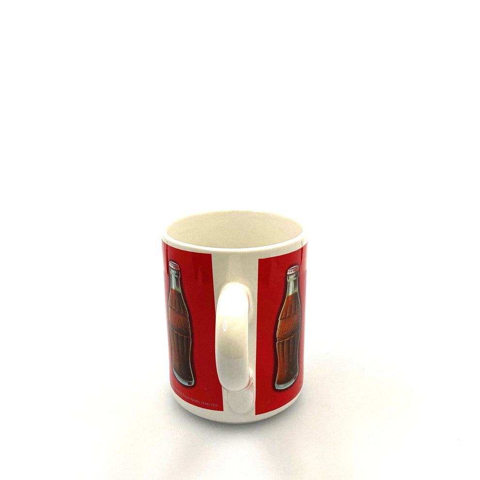 Coca-Cola Large Logo Red Ceramic Coffee Mug – Vintage 1997 Collectible ...